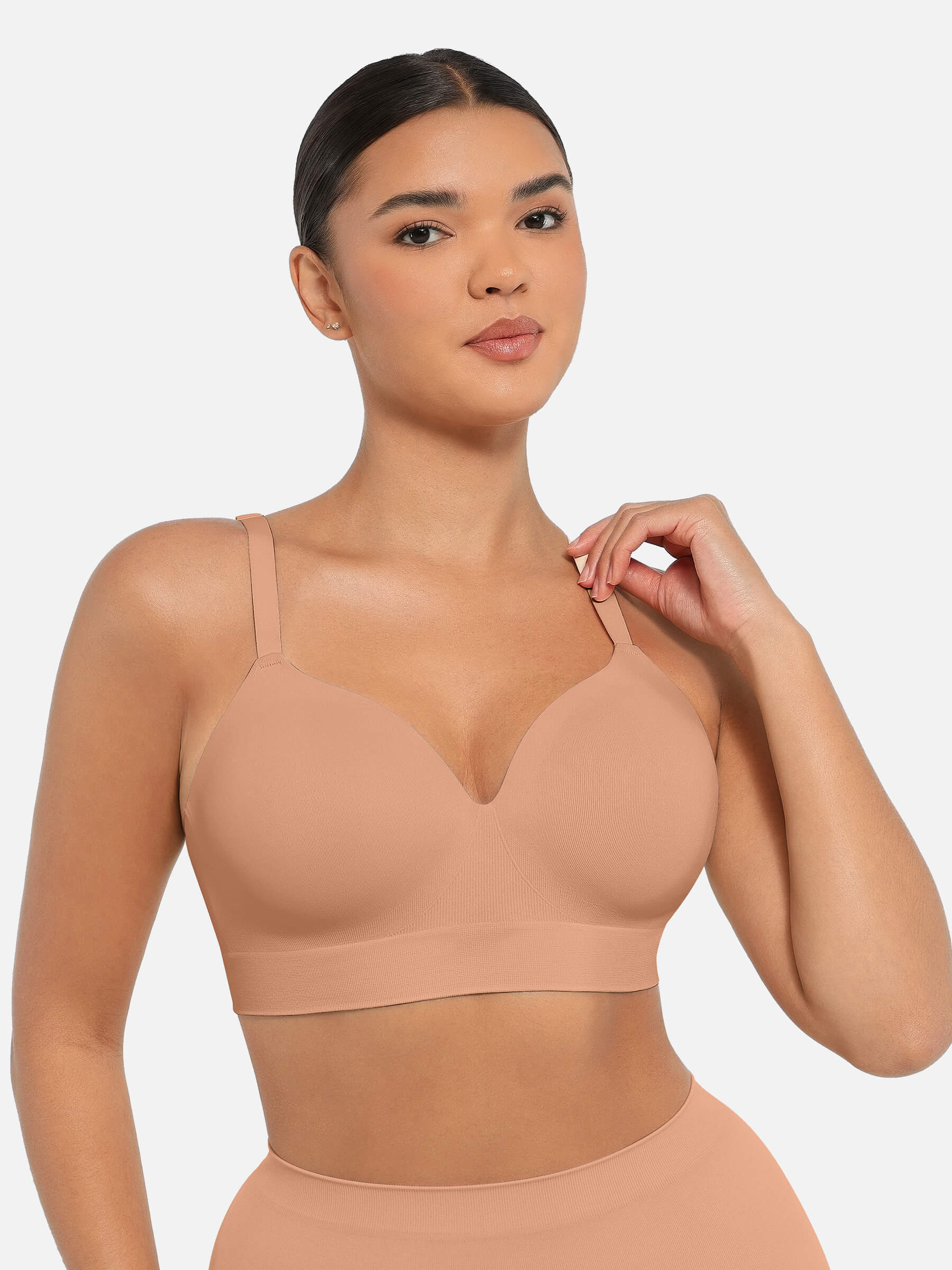 Wireless Push Up Seamless Comfort Full Coverage Bra Feelingirl