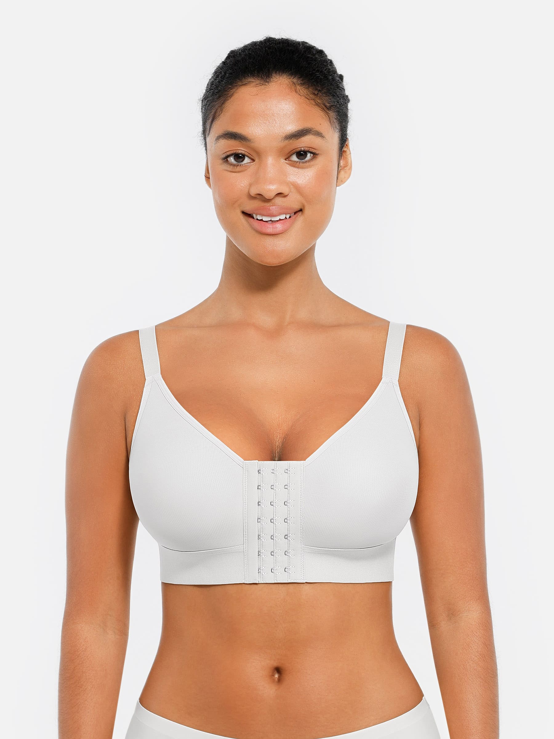 Feelingirl Full Coverage Front Closure Post-Operation Bra