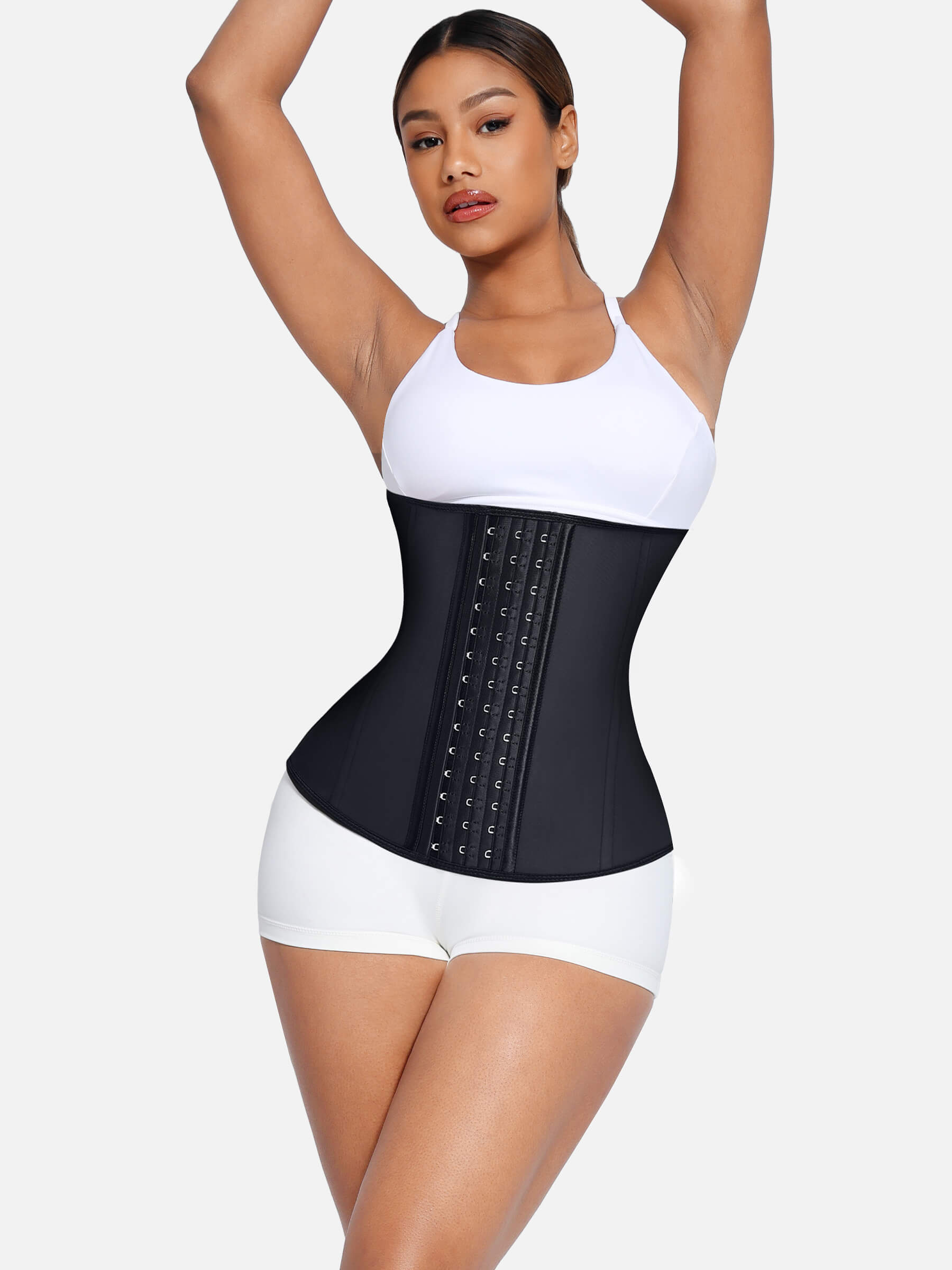 Latex Waist Trainer Waist Cincher Corset Feelingirl