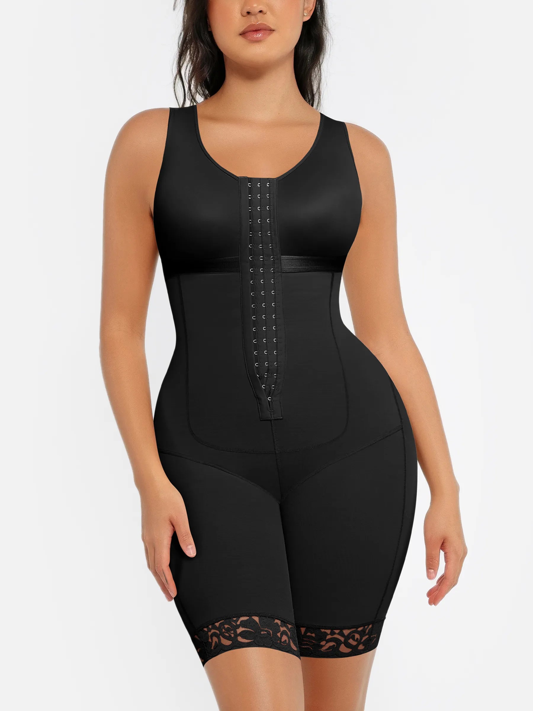 Feelingirl Post-Surgery Full Body Shaper with Tummy Control Open Bust